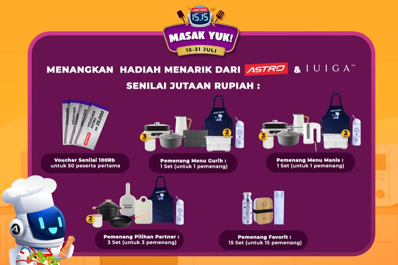 Kompetisi Video Masak Berhadiah Jutaan Rupiah - Official Astronauts Blog