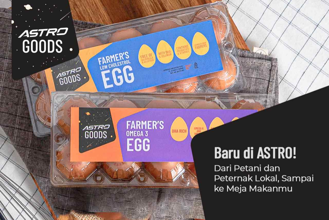 Produk Terbaru Astro Goods Farmer’s Egg, Solusi Sehat Makan Telur ...