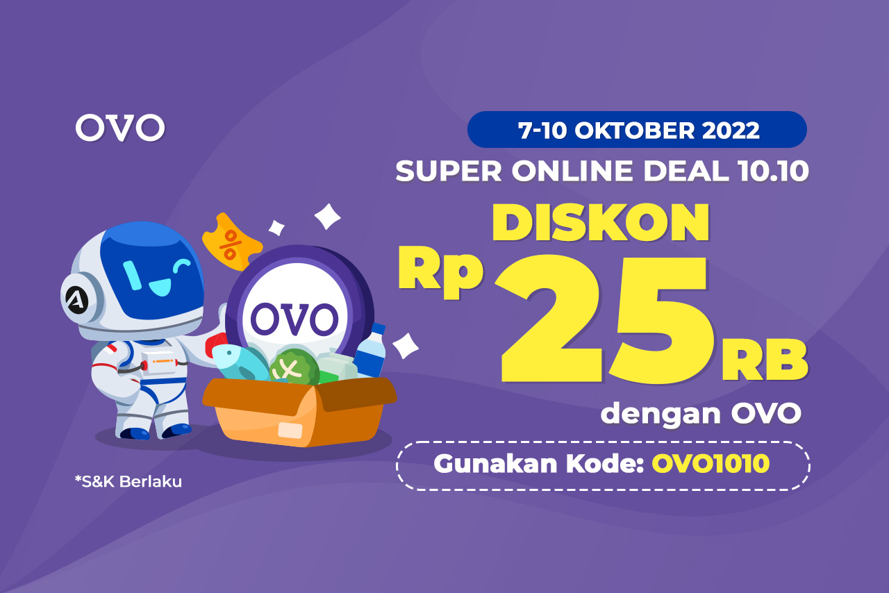 Belanja di Astro Pakai OVO, Dapat Promo Diskon Spesial 10.10 - Official Astronauts Blog