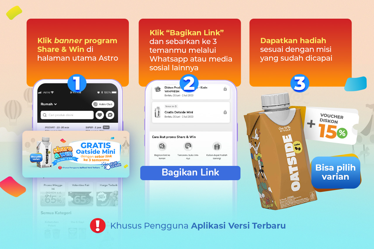 Astro Share & Win! Sebarkan Link-nya untuk Dapatkan Hadiahnya ...