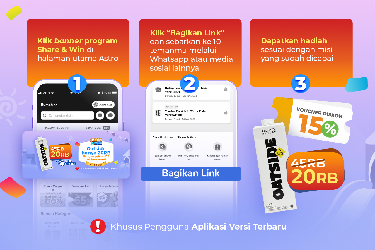 Astro Share & Win! Sebarkan Link-nya untuk Dapatkan Hadiahnya ...