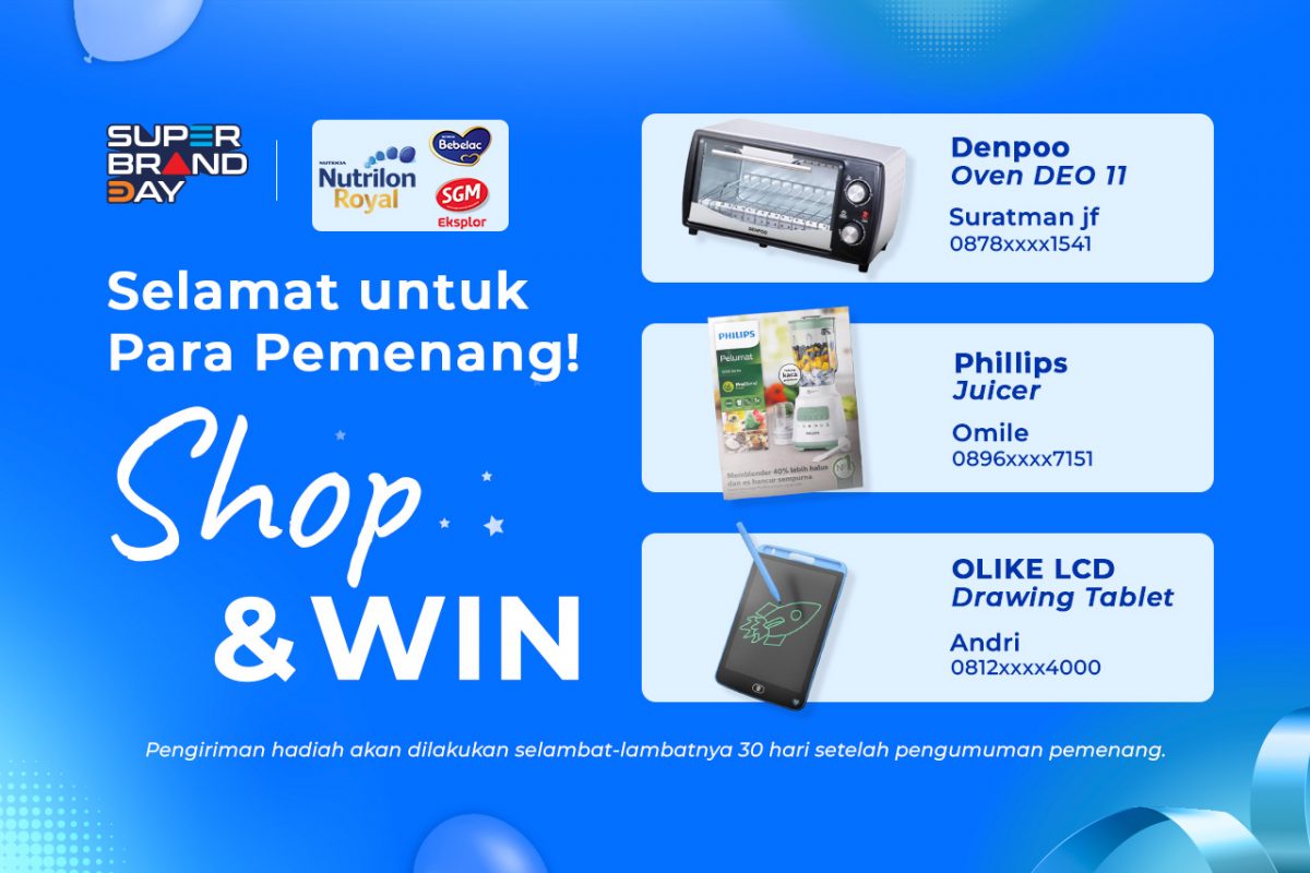 Borong di Super Brand Day Danone Nutrition Diskon s.d. 1 JUTA dan Bawa ...