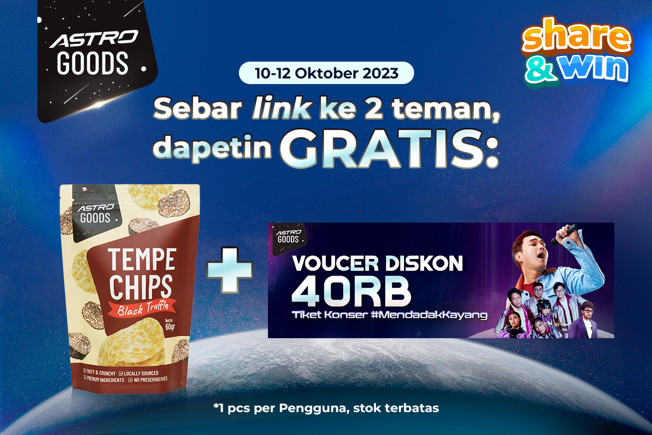 Astro Share & Win! Sebarkan Link-nya untuk Dapatkan Hadiahnya ...