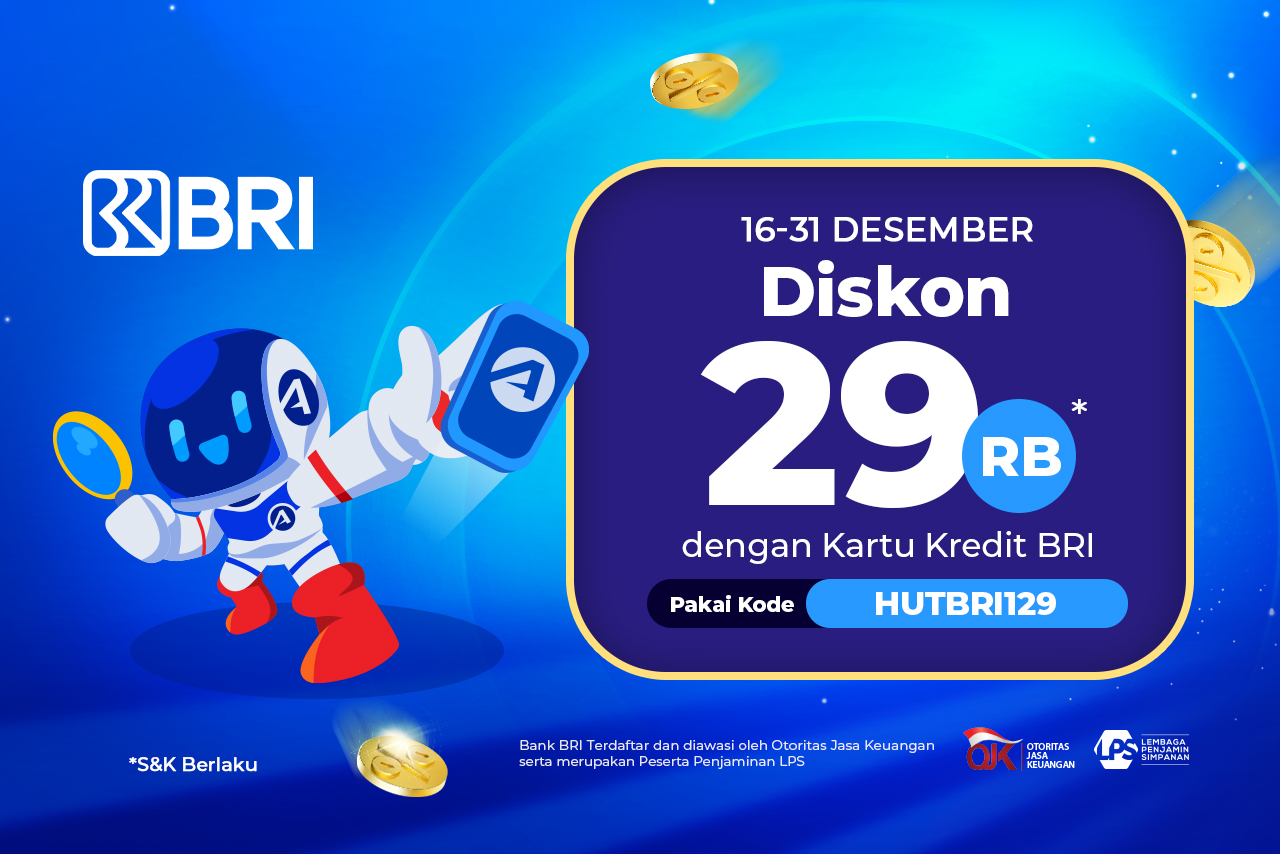 Belanja di Astro Lebih Hemat Pakai Promo BRI Spesial HUT BRI - Official Astronauts Blog