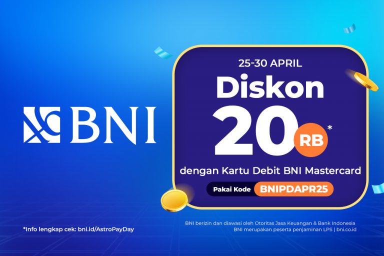 Belanja di Astro Pakai Kartu Debit BNI Dapat Diskon Spesial - Official ...