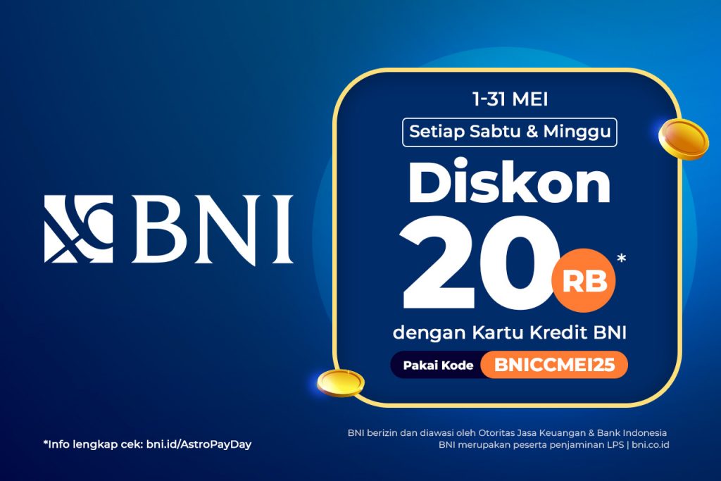 Selalu Hemat Belanja di Astro, Pakai Kartu Kredit BNI Dapat Promo ...